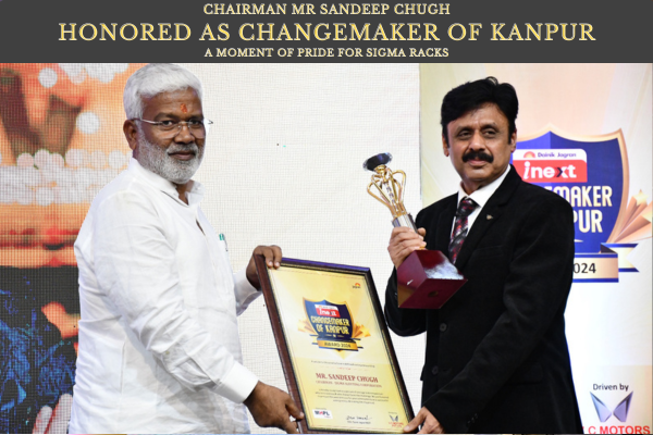 Chairman Sandeep Chugh Honored as Changemaker of Kanpur