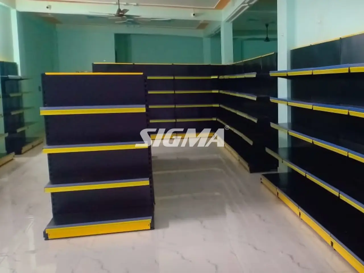 Supermarket Display Racks Installation in Lucknow – Sigma Racks