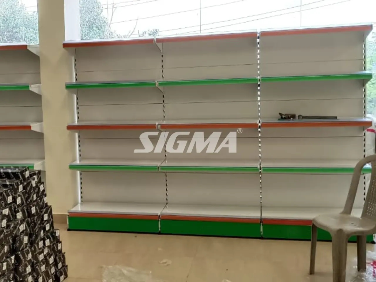 Display Racks Installation in Ranchi | Sigma Racks Retail Solutions