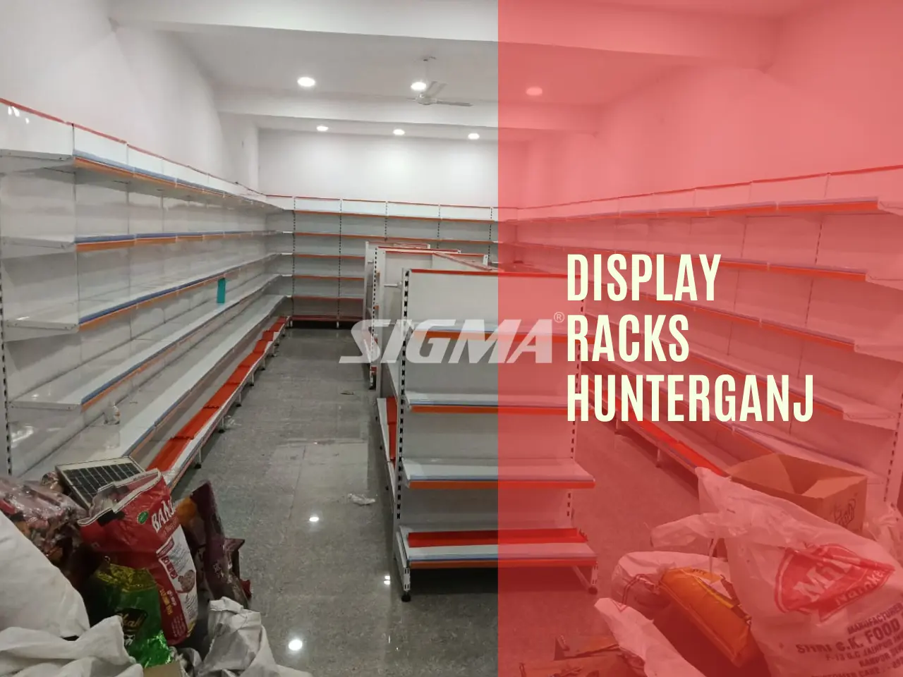 Premium Display Racks Installation in Hunterganj, Jharkhand | Sigma Racks