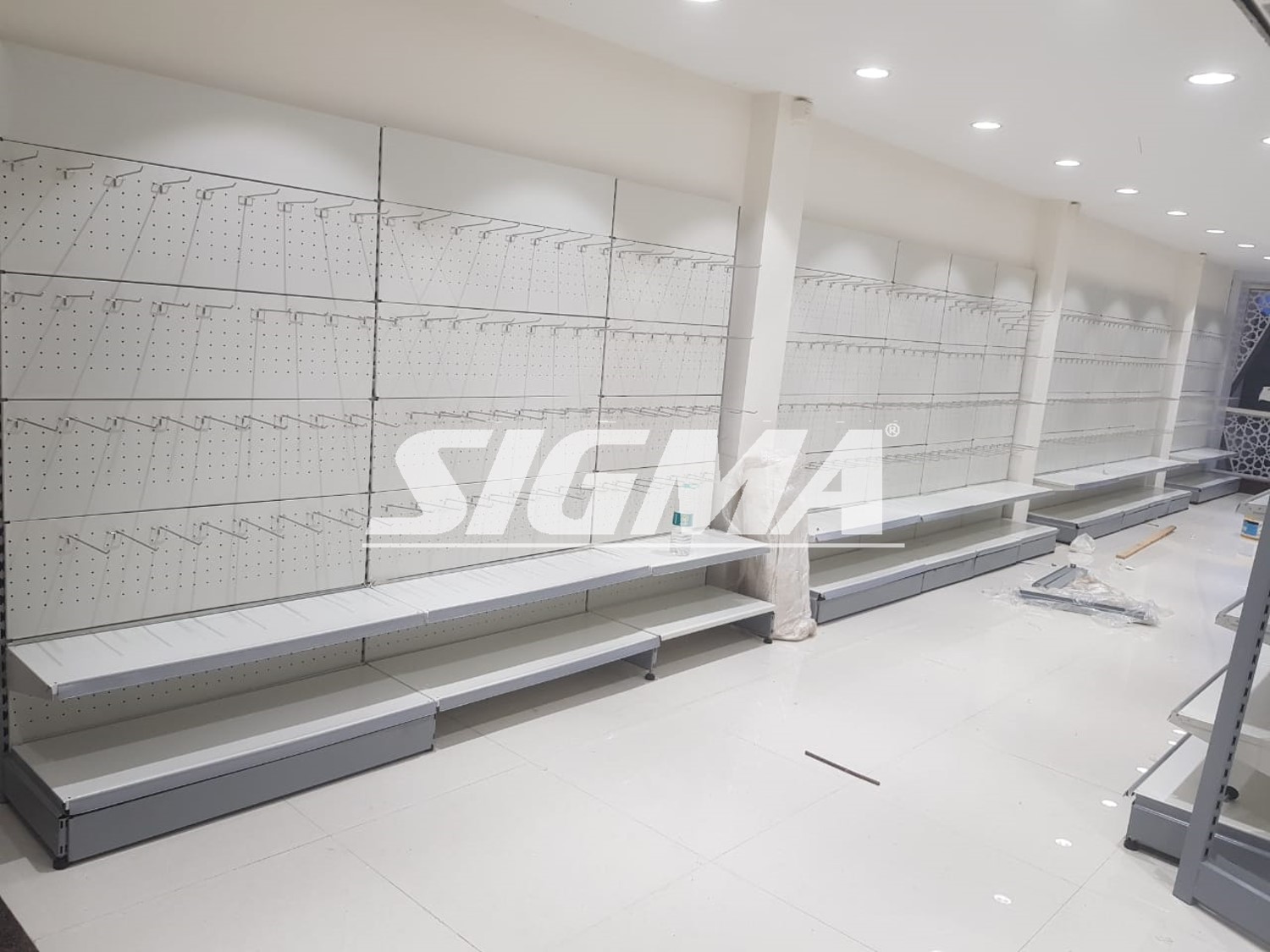 Perforated Display Rack