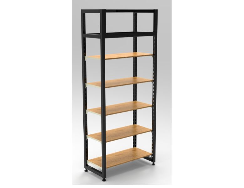 Wooden Display Racks with Branding