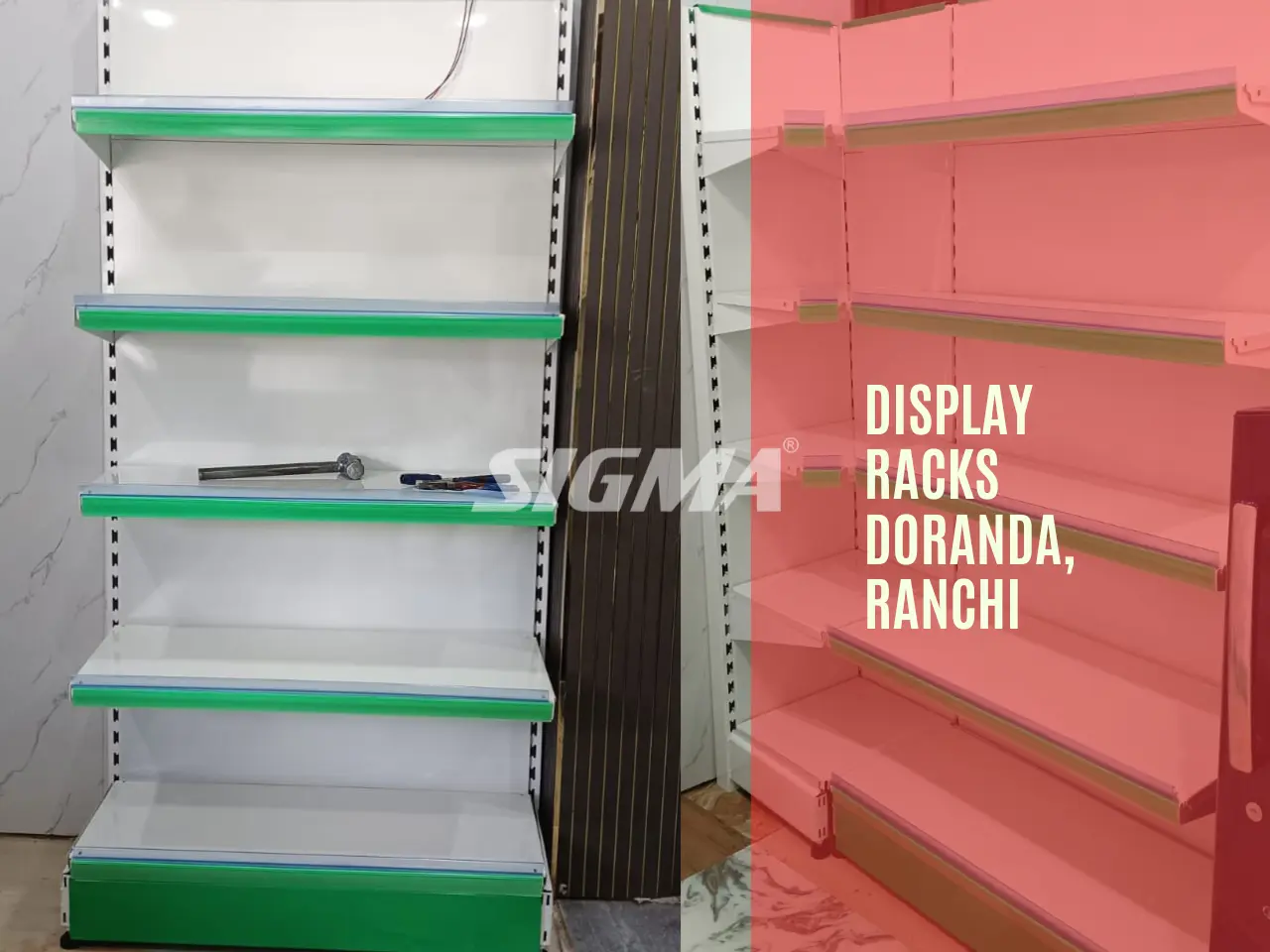Premium Display Racks Installation in Doranda Ranchi | Sigma Racks